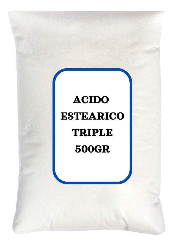 Ácido Esteárico Triple X 500gr Formulacion Industria – EGA COLOMBIA