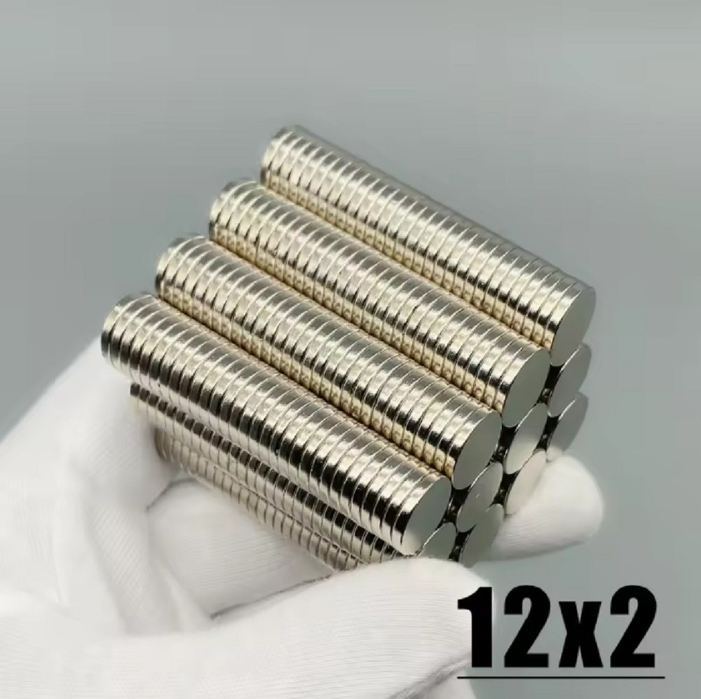 10 Imanes Neodimio Disco 12mm X 2mm N45 – EGA COLOMBIA